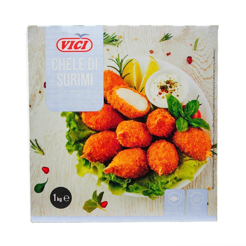 Chele di Surimi Granchio 1kg - Surgelandia